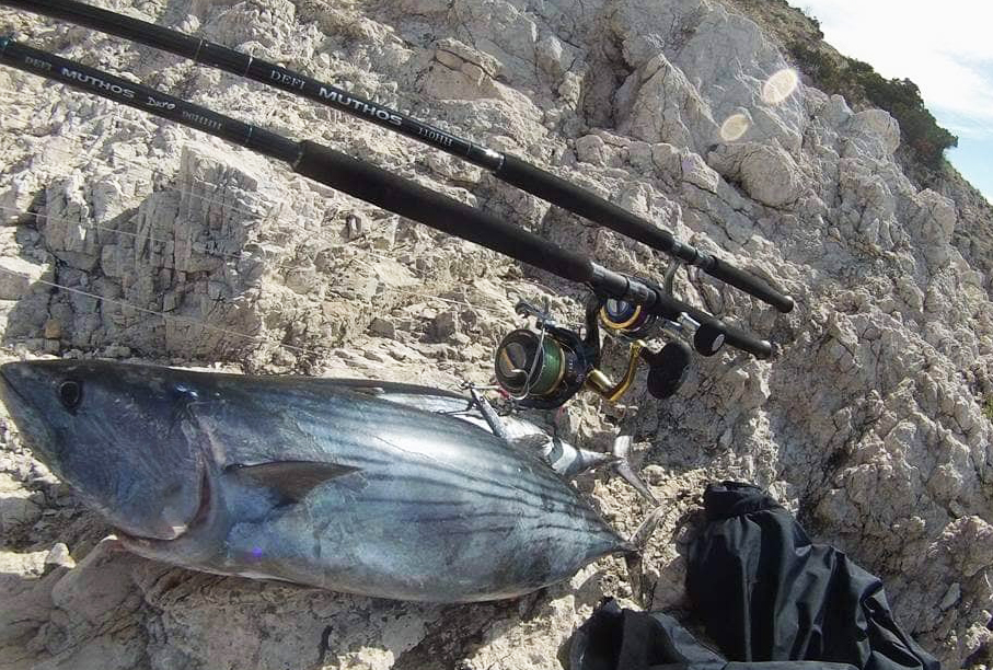 Shore jigging with Panagiotis Kimouris. - adriaticnature